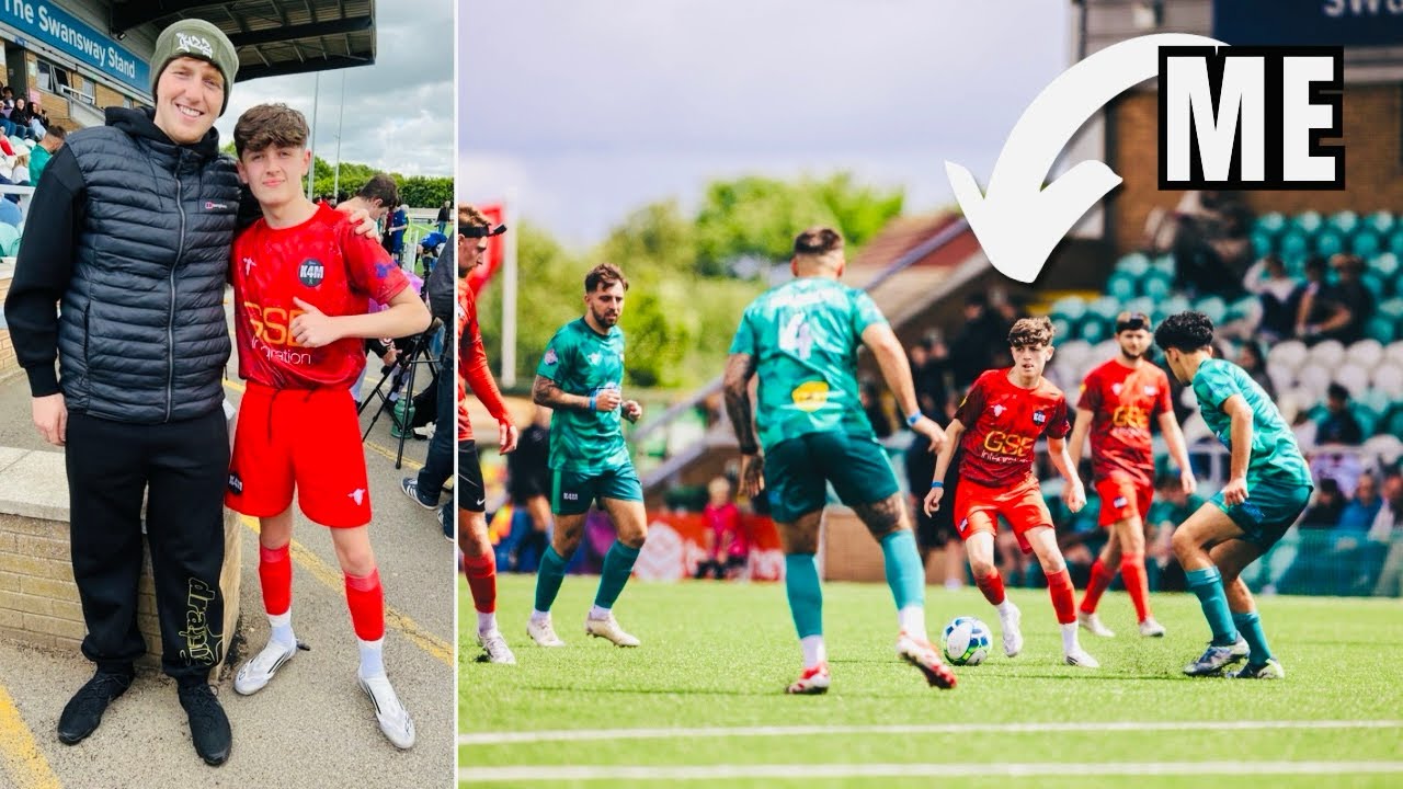 I PLAYED in an INFLUENCERS FOOTBALL TOURNAMENT *Vlog* - YouTube