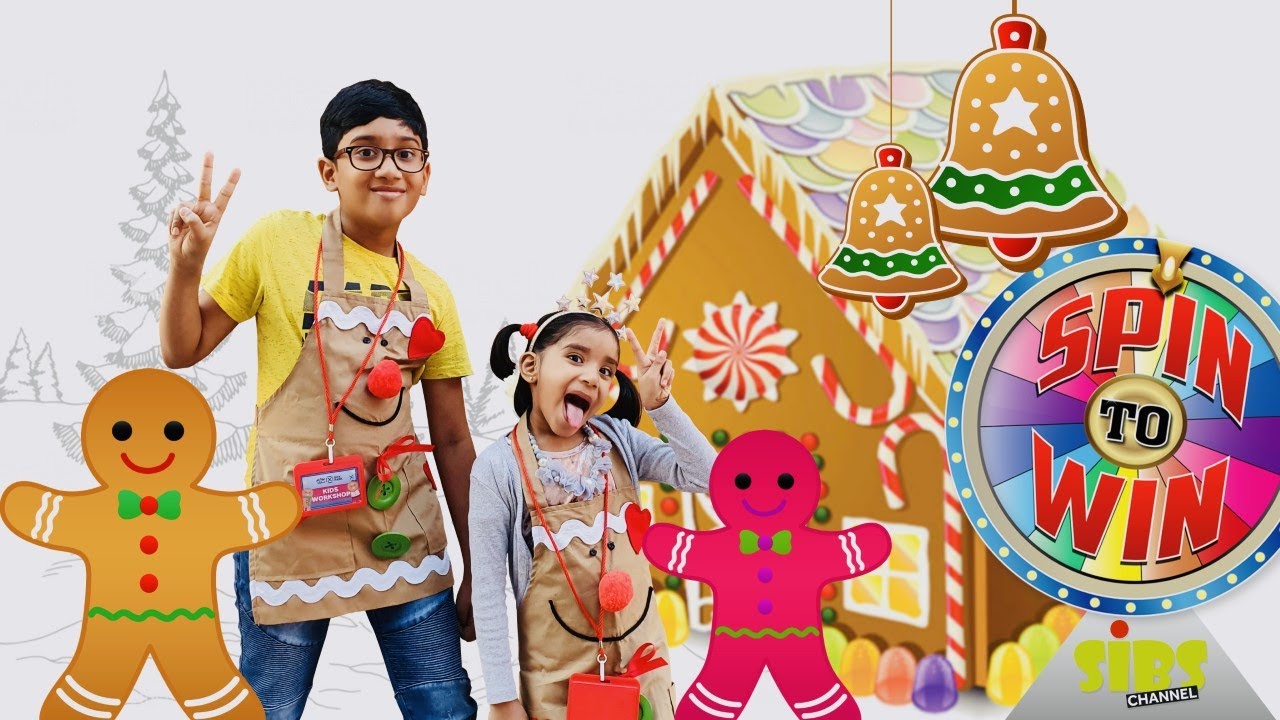 Gingerbread Man!!! Christmas fun activities and surprises!!! - YouTube