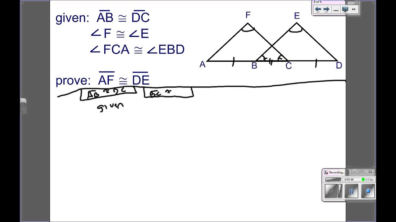 Overlapping triangles - YouTube