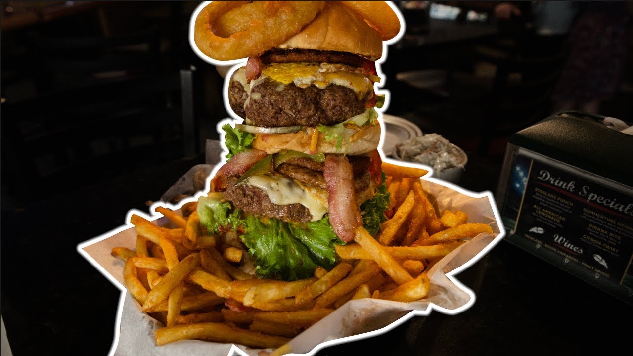 7 lbs BUS BURGER REMATCH - YouTube