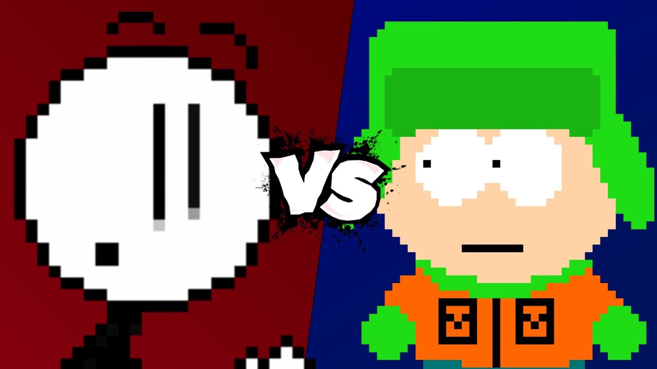 MUGEN Battle - Henry Stickmin vs Kyle Broflovski - YouTube