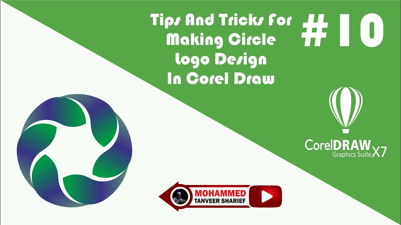 Tips And Tricks For Making Circle Logo Design In Corel Draw #10 - YouTube