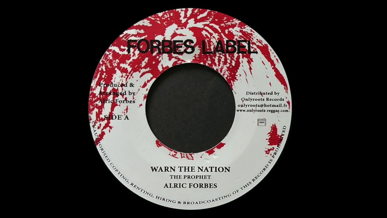 ALRIC FORBES - Warn The Nation (1978) Forbes Label - YouTube