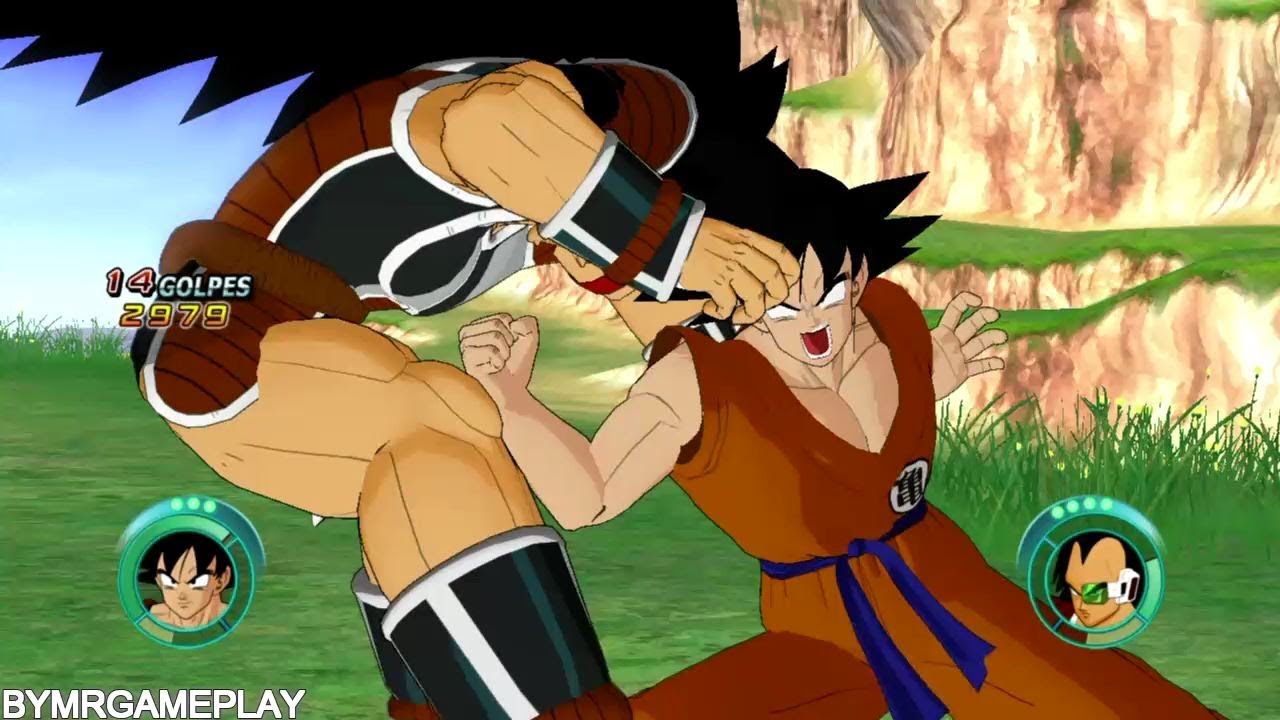 Dragon Ball: Raging Blast Saga Saiyans Raditz vs Goku Piccolo #1 - YouTube