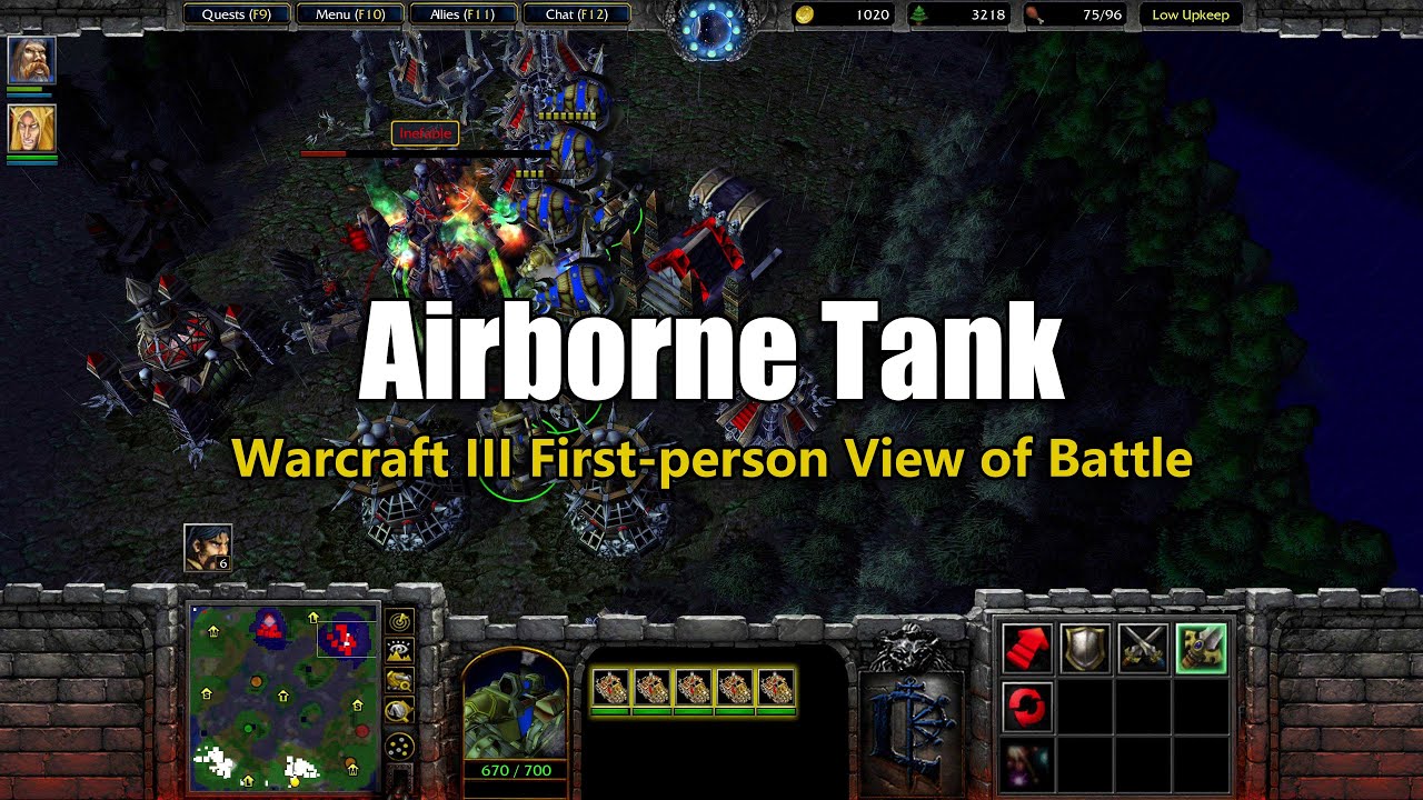 Airborne Tank | warcraft | W3 | War3 | world of warcraft - YouTube