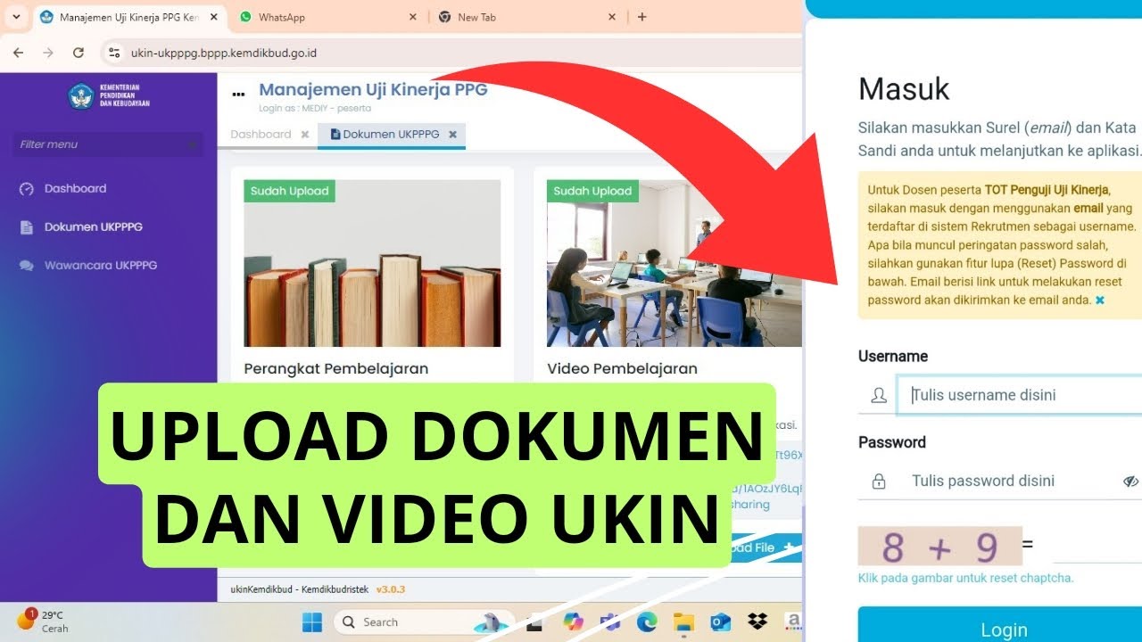 CARA UPLOAD PERANGKAT PEMBELAJARAN DAN VIDEO PEMBELAJARAN UKIN PILOTING ...