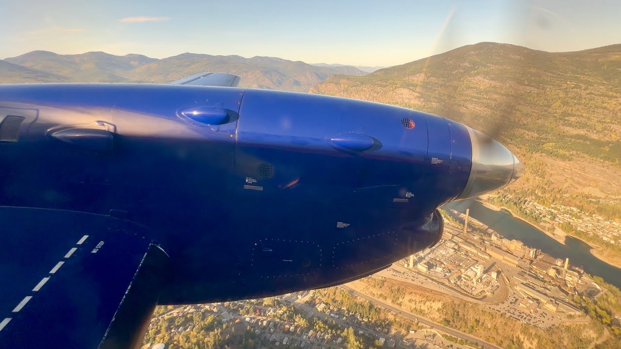 Saab 340B Landing | Pacific Coastal Airlines | Trail Regional Airport ...