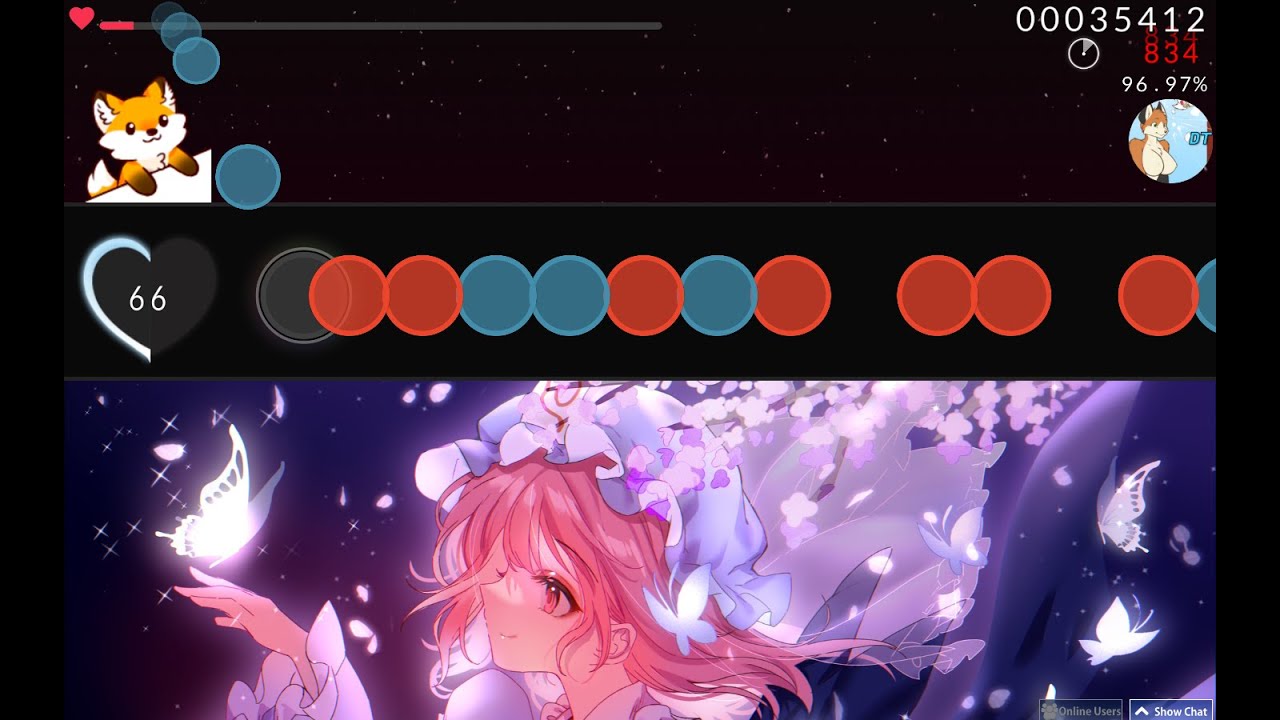 [osu!taiko] 6.72★ | 446pp #25/212 DT FC | Down - nanoya | [nanoya ...