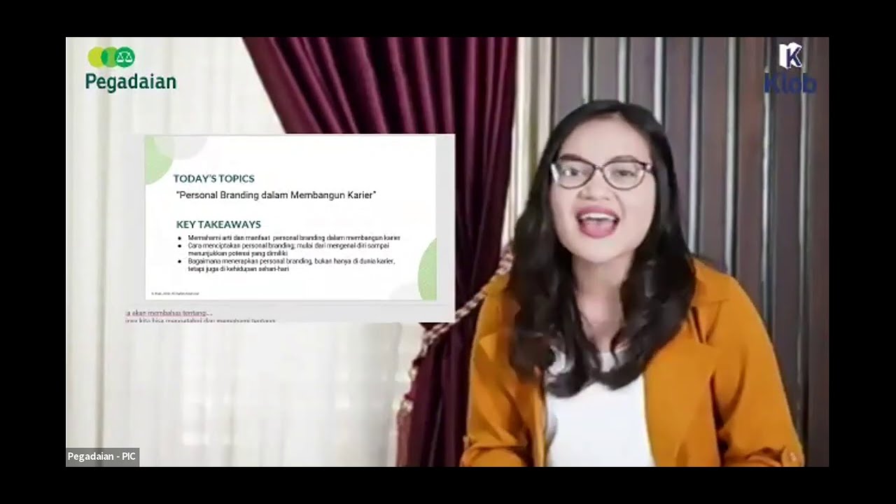 #WebinarSeries Episode 01 "Personal Branding dalam Membangun Karier" Bersama Riana Rifani - YouTube