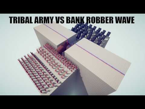 What army can destroy a BANK ROBBERS Wave? Corridor Map Test TABS ...