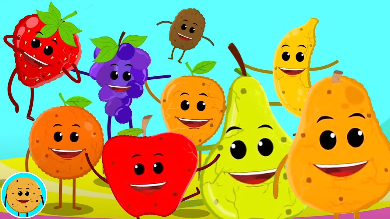 Ten Little Fruits - Learn Fruits with Nursery Rhyme and More Kids Songs ...