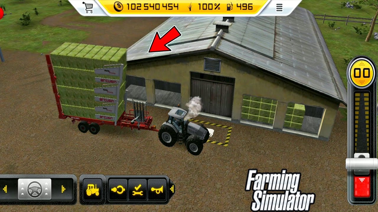 Fs 14 Gameplay || How To Make Grass Bales | Grass Cutting | Get Milk In ...