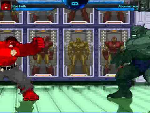 Mugen Release: Red Hulk by andersontavars - YouTube