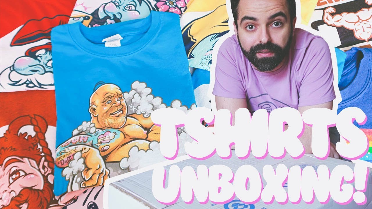 TSHIRT UNBOXING | Unpacking and Revealing new T-Shirt Designs! - YouTube
