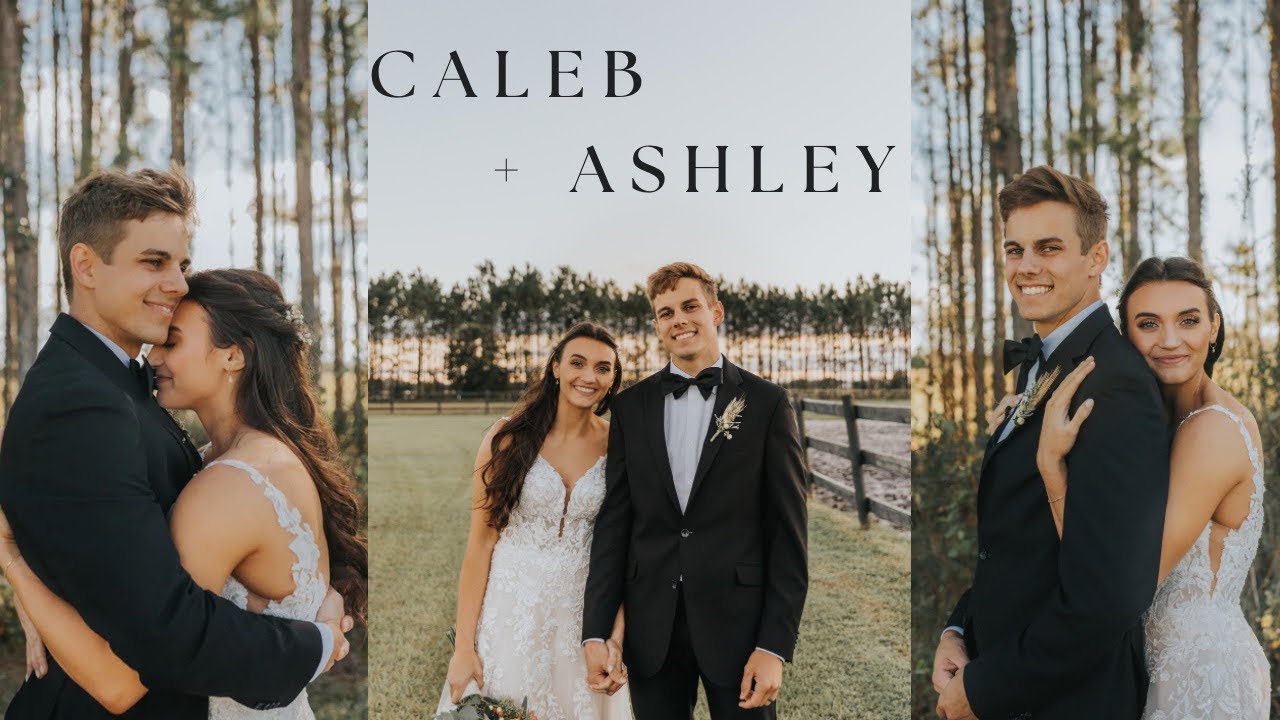 OUR WEDDING VIDEO | Caleb + Ashley Bergstrom - YouTube