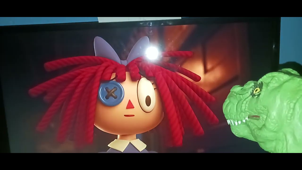 dinosaur puppet reacting to the amazing digital circus ep 3: the ...