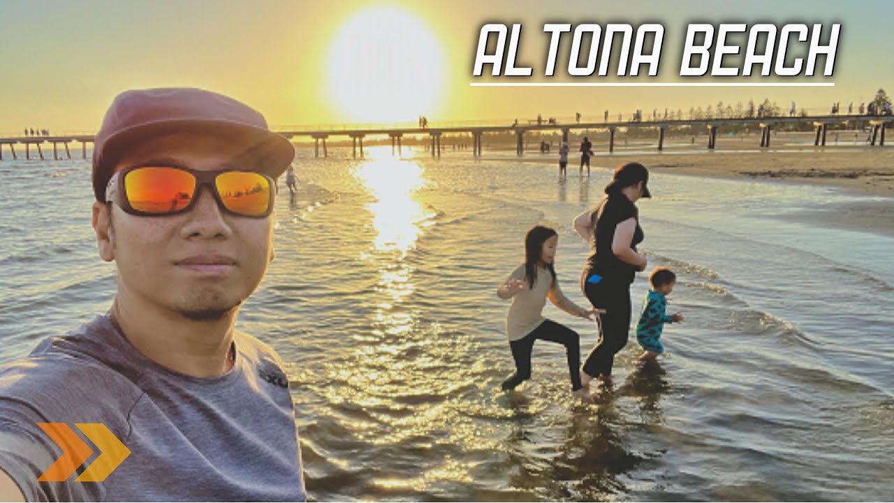 Sunset at Altona Beach - YouTube