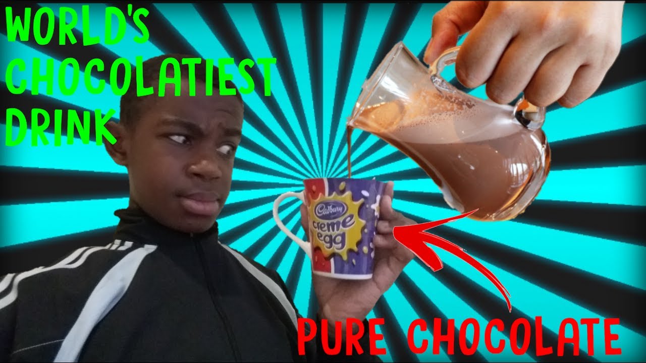 THE WORLDS CHOCOLATIEST DRINK EVER !!!!! (PURE CHOCOLATE) - YouTube