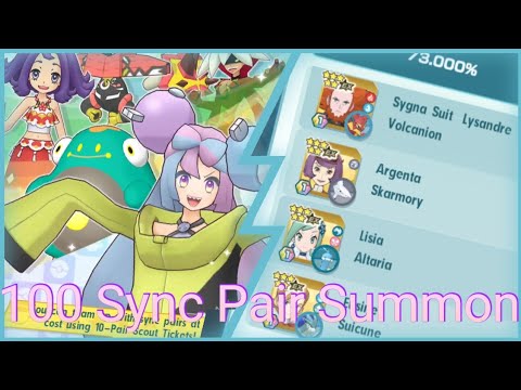 Free 100 Sync Pair Summon! || Losing My Mind Summoning!! || Pokémon ...