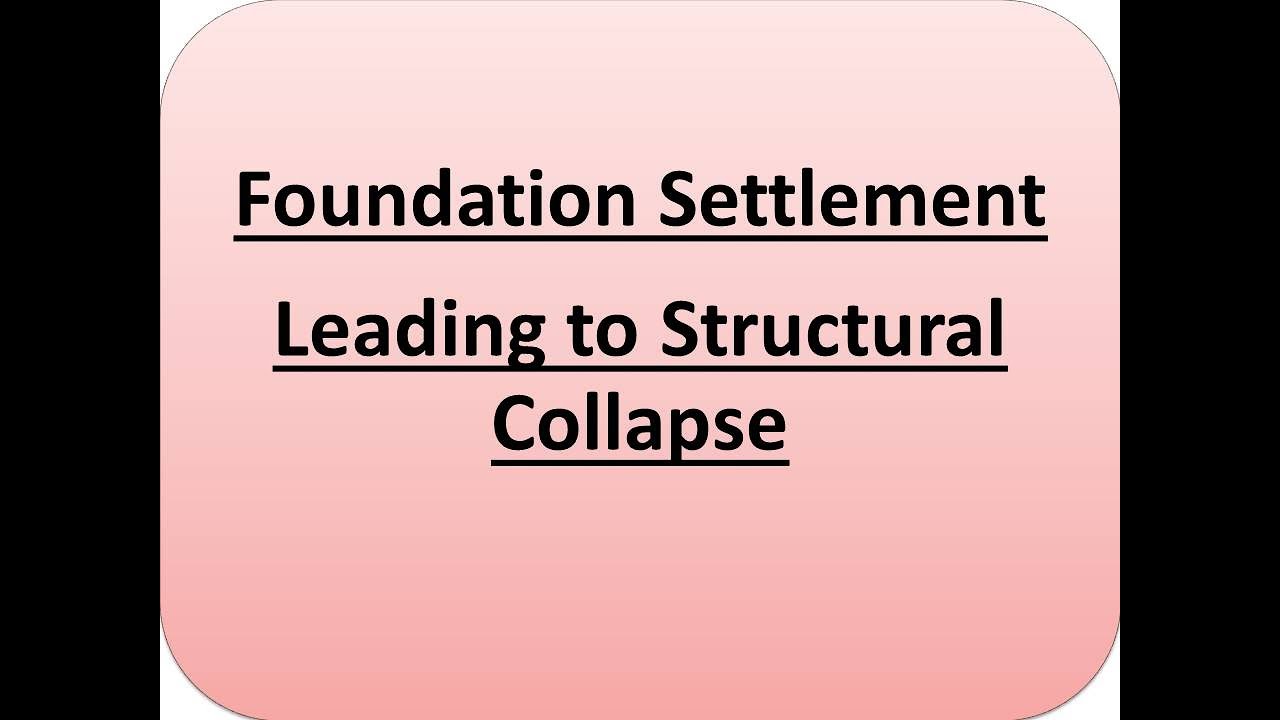 Building Foundation Failure || Foundation Settlement || Structural ...