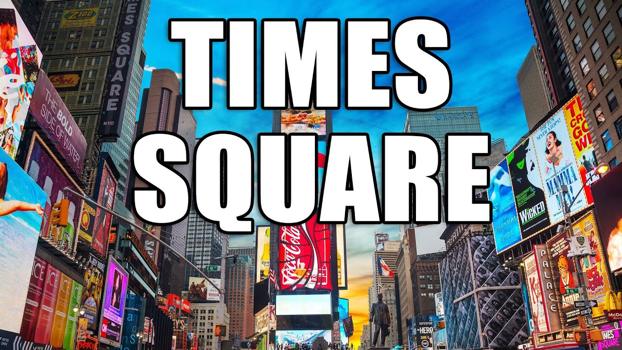 TIMES SQUARE DRONE 4K #newyork #timessquare #manhattan #drone - YouTube
