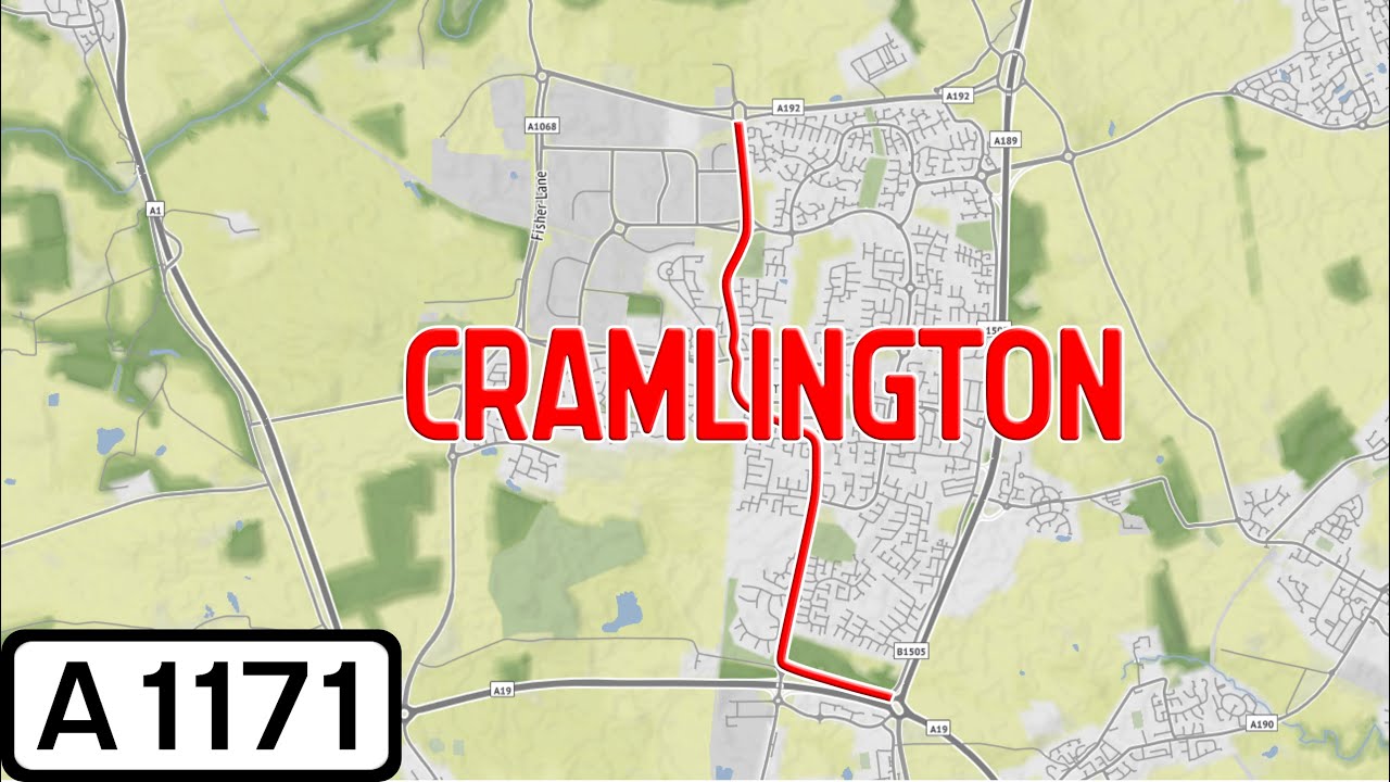 England Road Tours - A1171 in Cramlington - YouTube