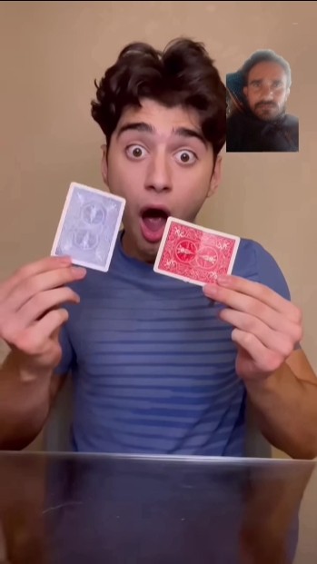 Card Through Card Magic Tutorial 😱😂#shorts #shortvideo #magic #card - YouTube
