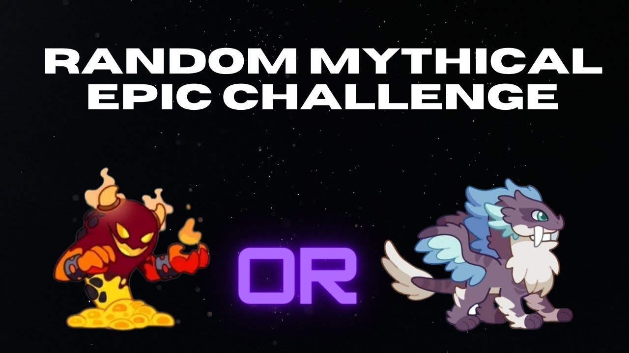 The *RANDOM* Mythical Epic Challenge (PRODIGY MATH GAME) - YouTube