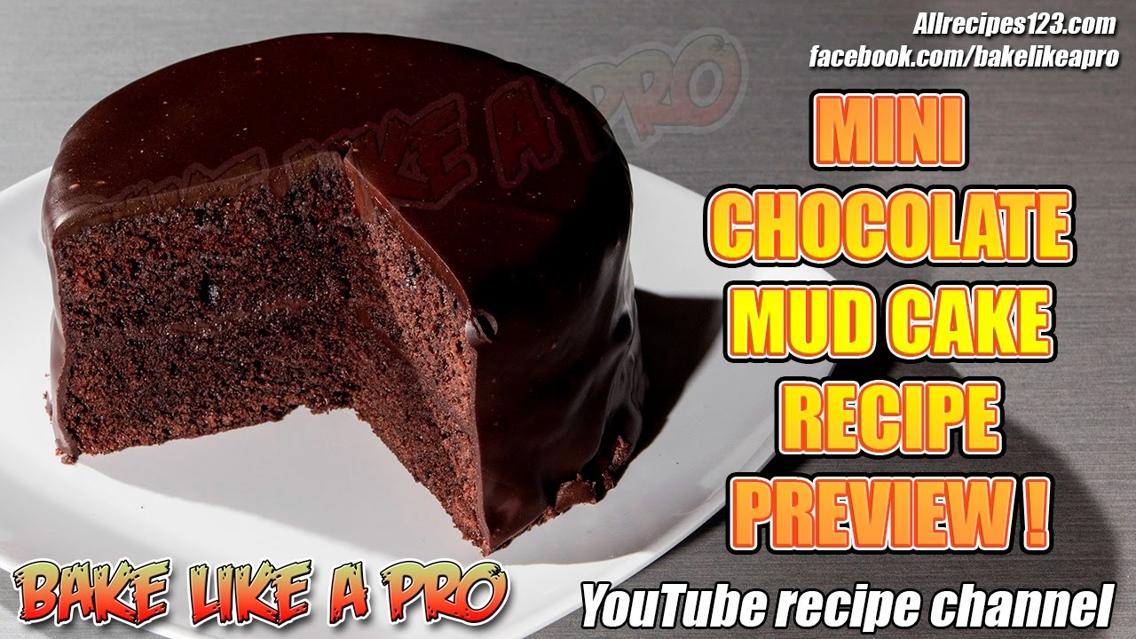 MINI Chocolate Mud Cake Recipe Preview - YouTube