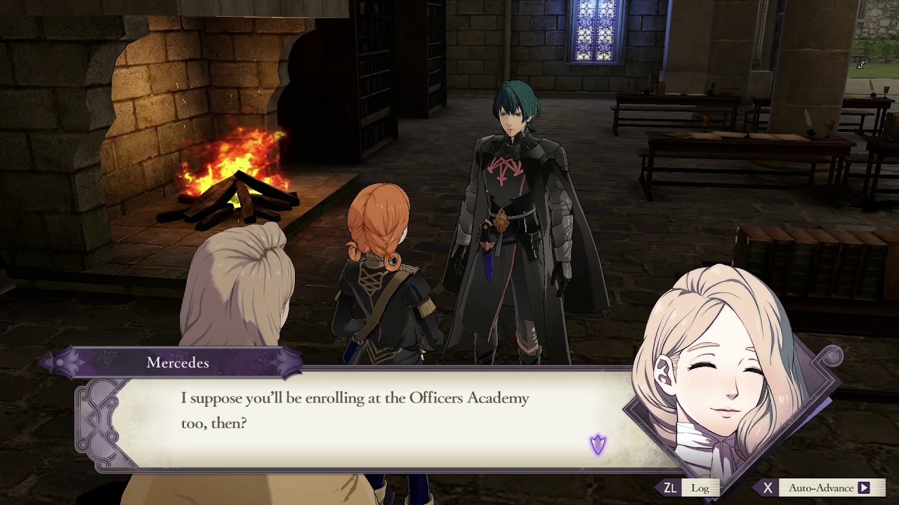 Fire Emblem Three Houses - Chapter 1 Blue Lion House: Byleth Meets ...