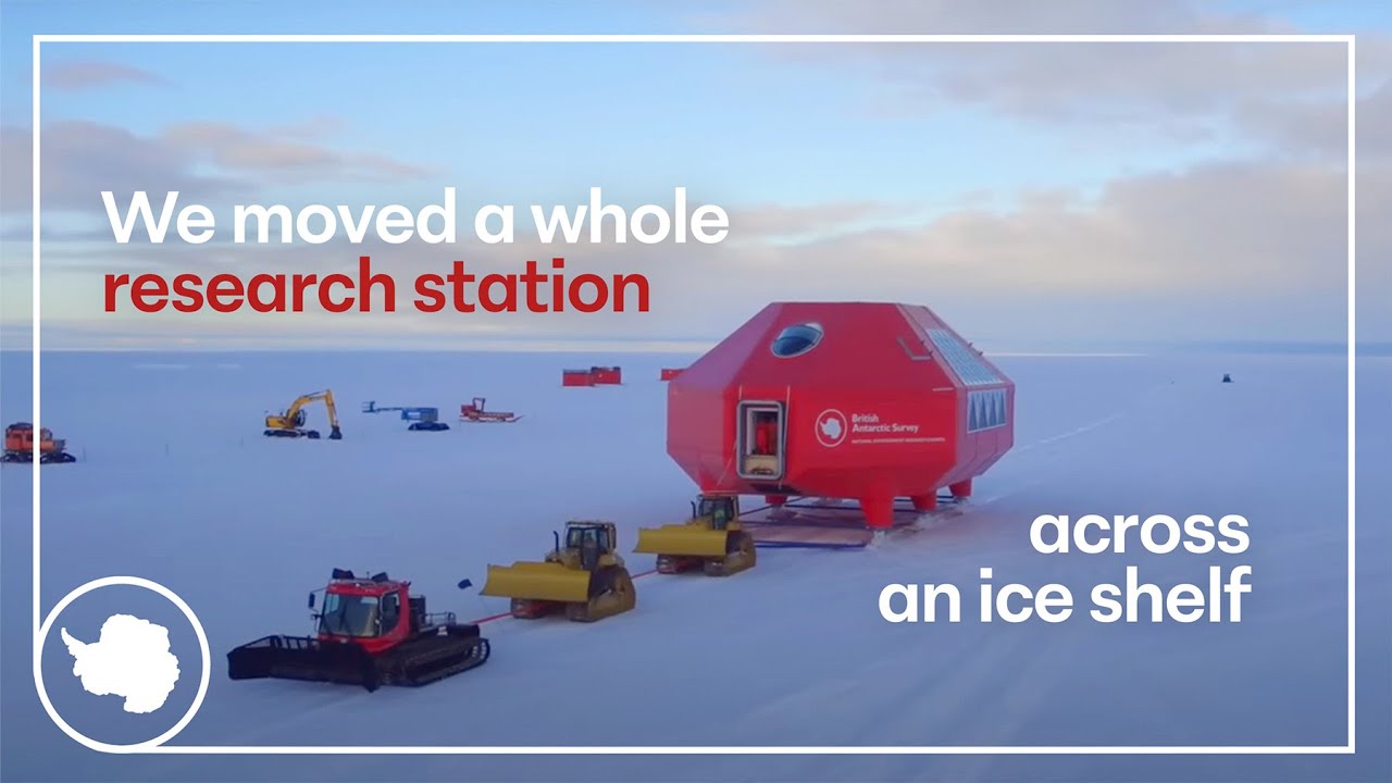 Moving Halley Research Station 23km across Antarctica | British ...