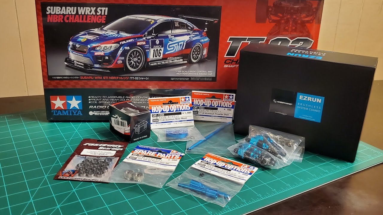Unboxing The Tamiya Subaru WRX STI 24th Nurburgring TT-02 1/10 4WD ...