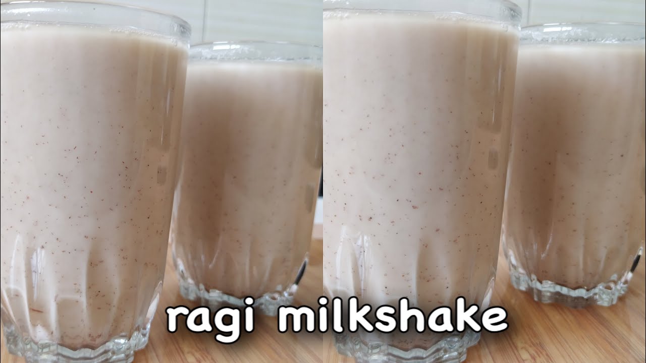 Ragi Milk | ragi milkshake recipe | ragi juice | ರಾಗಿ ಹಾಲು | ರಾಗಿ ...