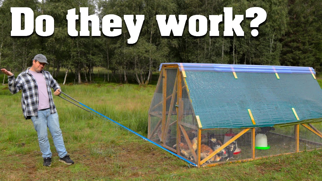 MOVABLE CHICKEN COOPS🐔 | Do they work??? - YouTube