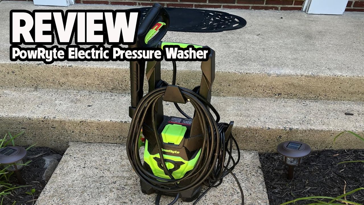 PowRyte 4000 PSI Electric Pressure Washer review-gelisa - YouTube