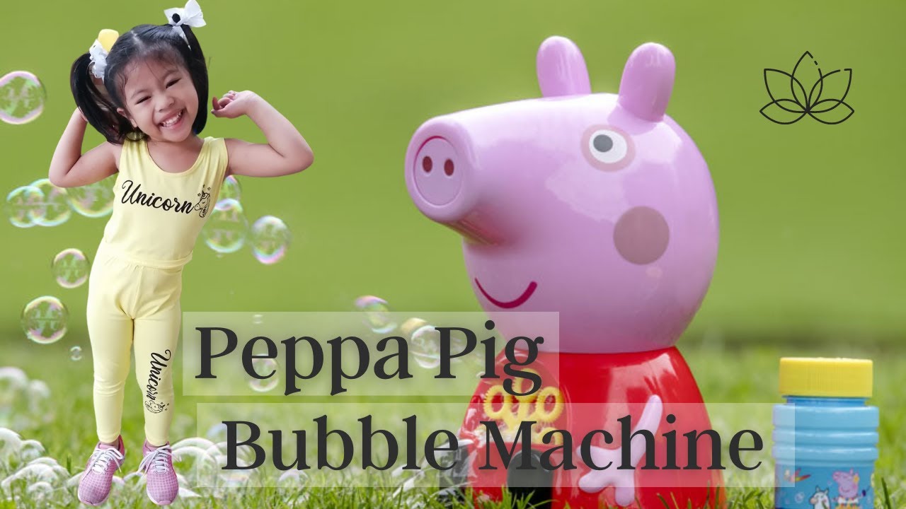 Peppa Bubble Machine - YouTube