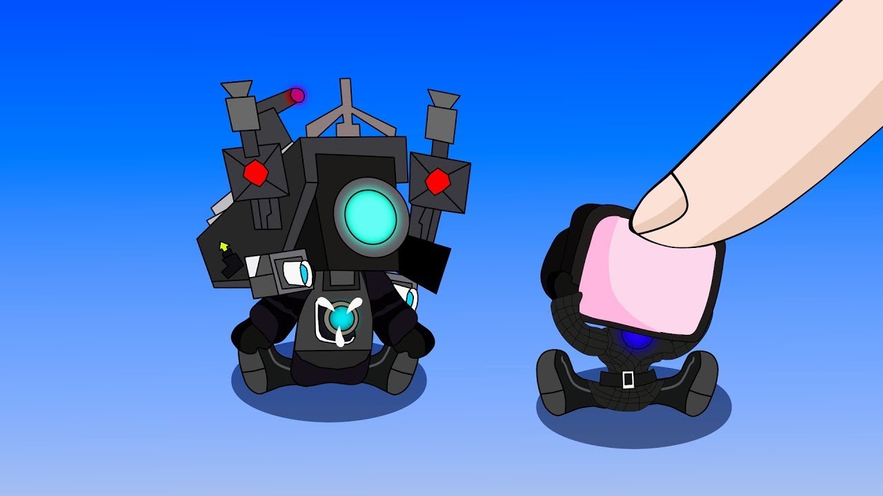 Anime Chibi skibidi toilet vs finger animation | 카와이 스키비디 토일렛 애니메이션 ...