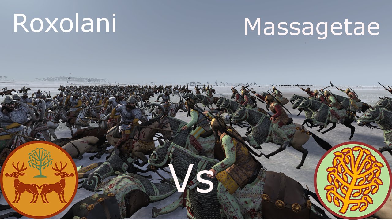 Rome II multiplayer: Roxolani vs Massagetae - YouTube