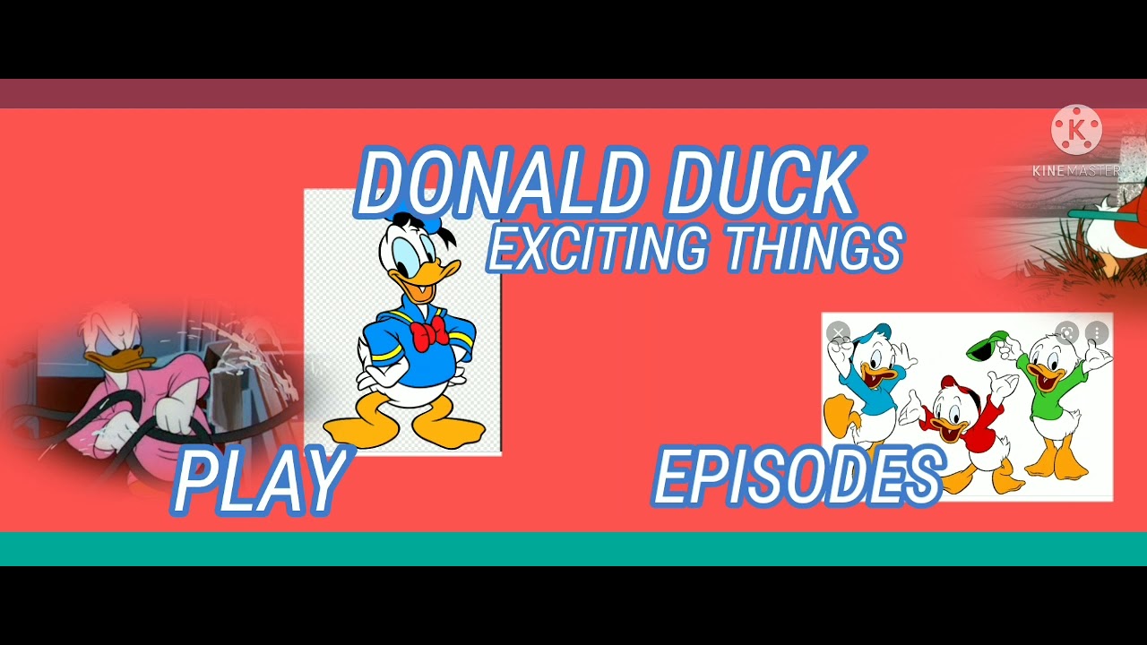 DONALD DUCK EXCITING THINGS DVD MENU DISC 1 FAIL - YouTube