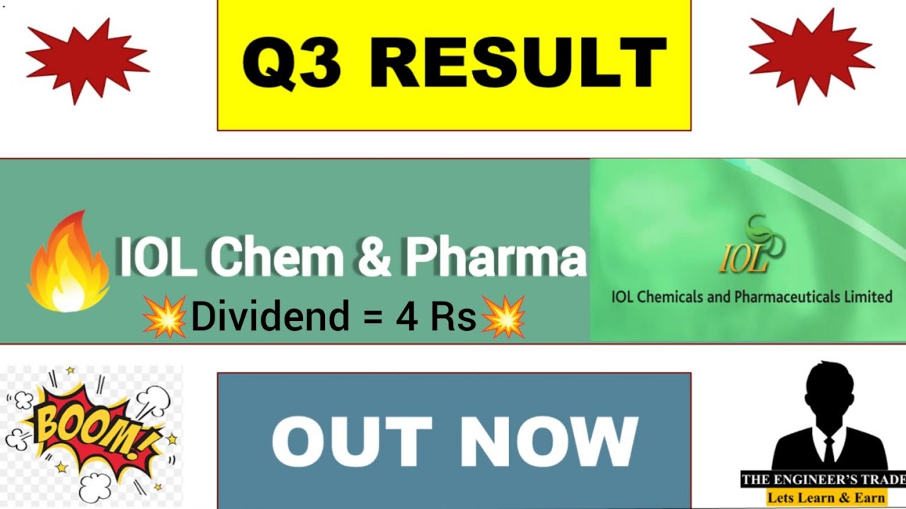 iolcp Q3 results 2023 | iolcp share latest news | iol chemicals and ...