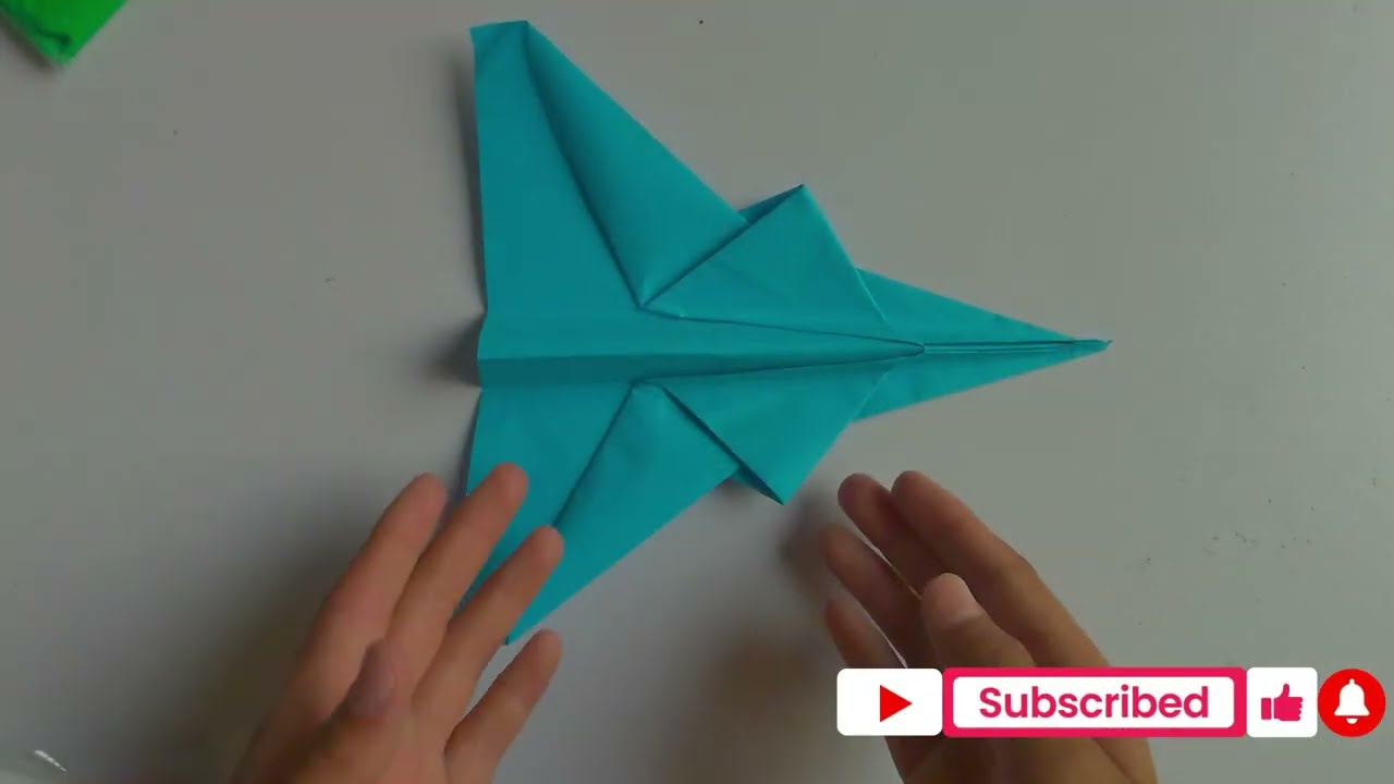 How To Make a PAPER AIRPLANE EASY | TRIANGLE PLANE | Easy Step-by-Step ...