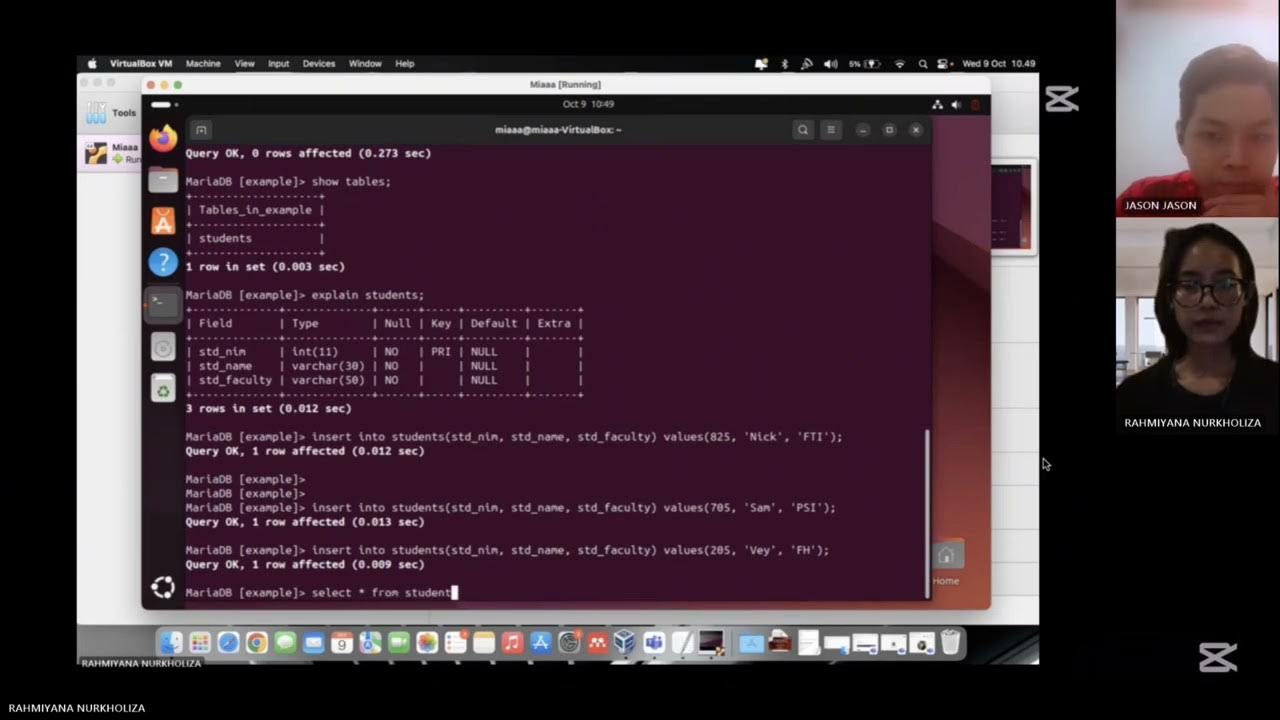 CRUD MariaDB pada Ubuntu 24.04 - YouTube
