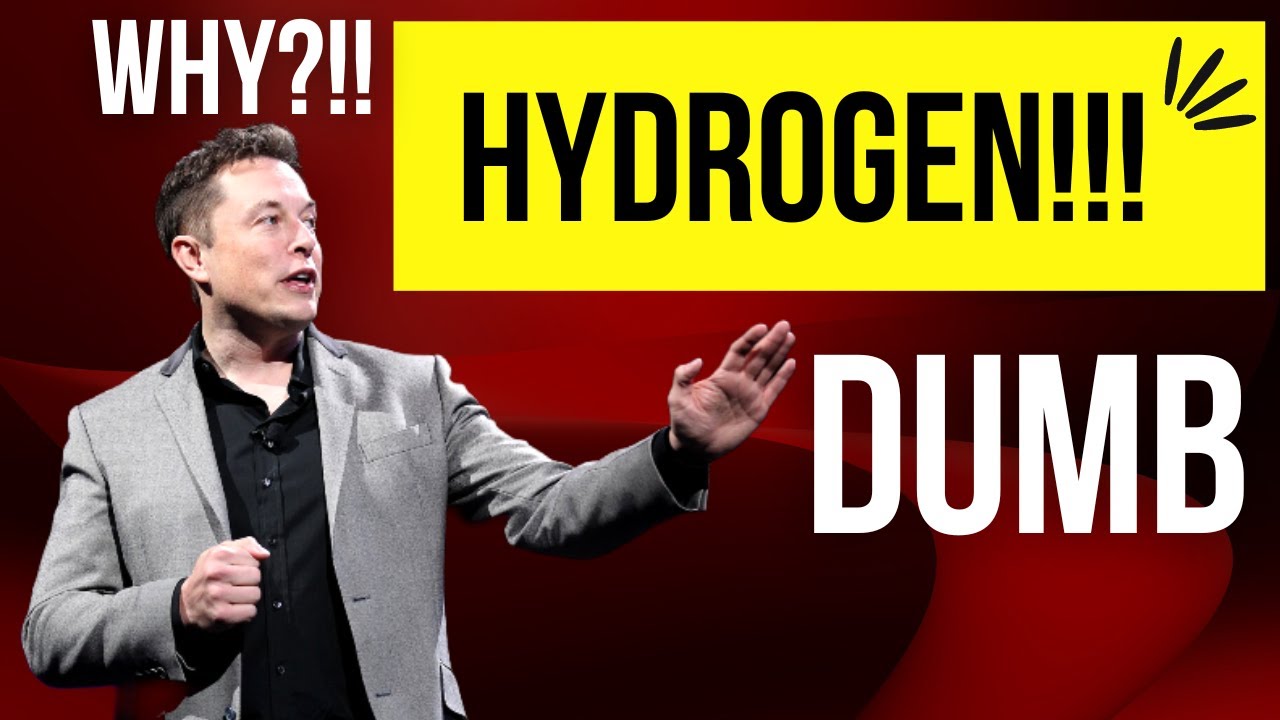 Elon Musk: "Hydrogen is the most dumb thing for energy storage" - YouTube