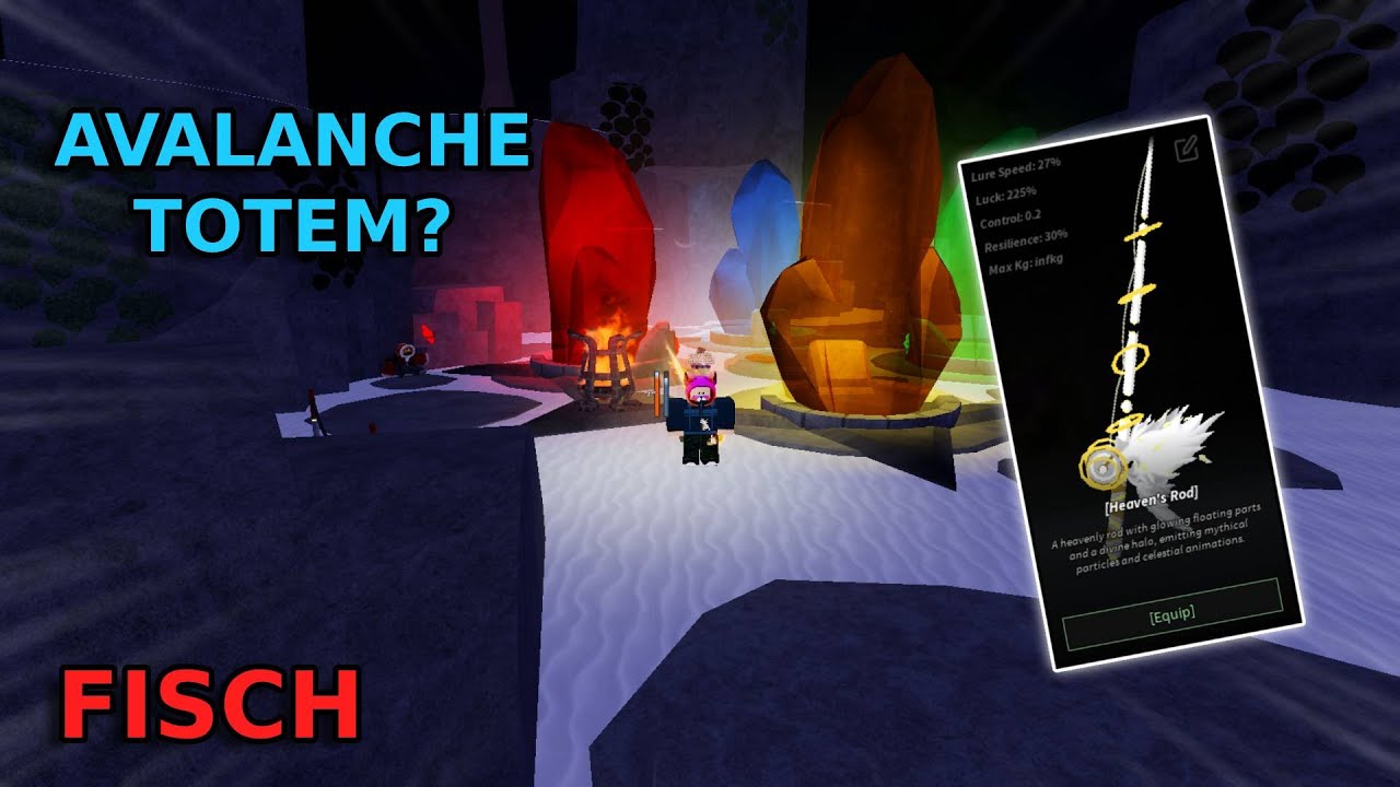 Hướng Dẫn Cách Lấy Heaven's Rod Và Avalanche Totem Trong Fisch - YouTube