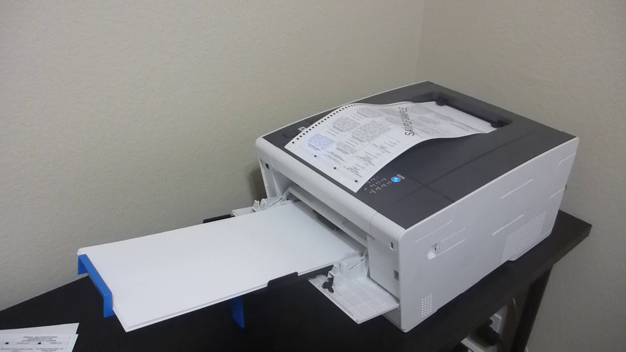 Custom OKI 22" ballot printer by Techabyte Store - YouTube