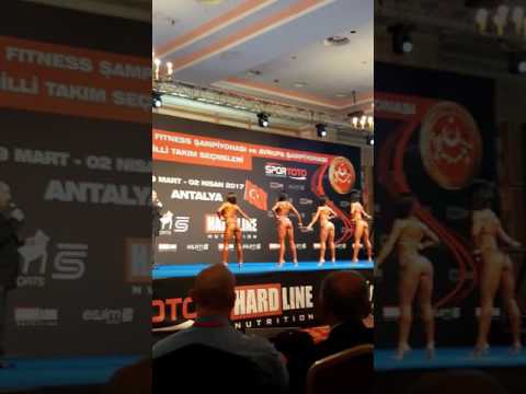 IFBB Turkiye 2017 1.si ATİYE KIZILKAYA /Antalya