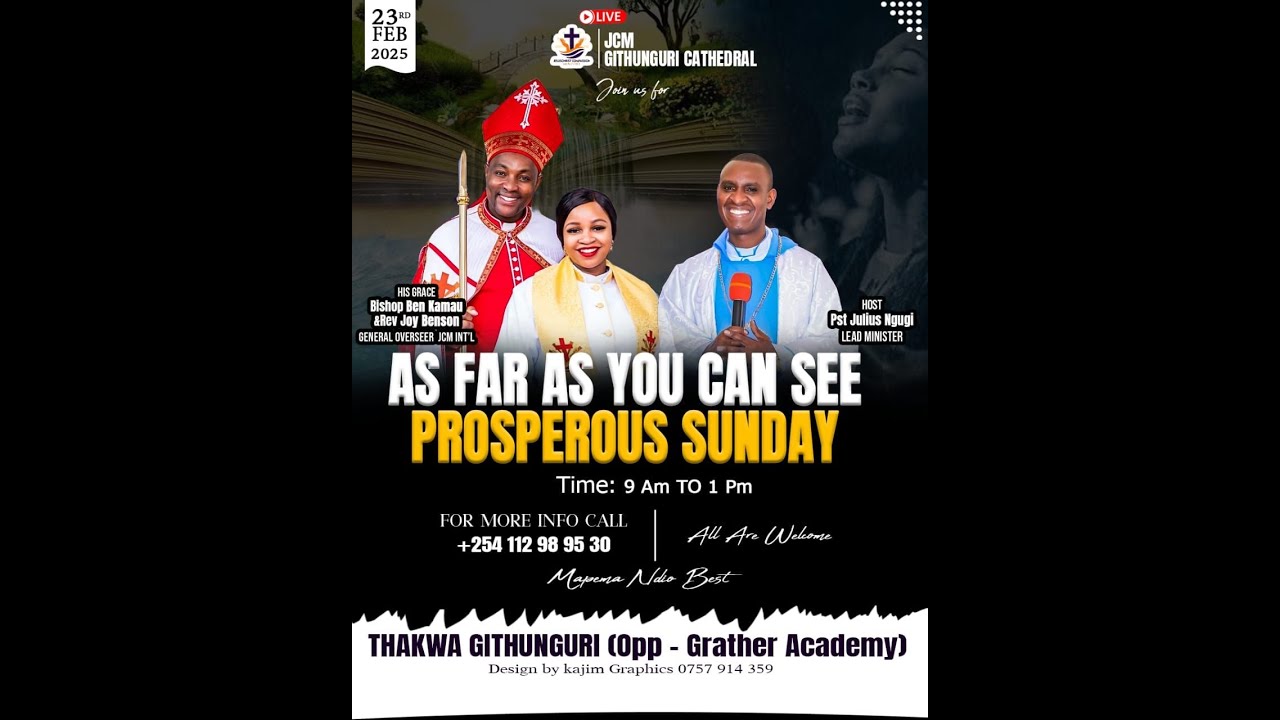 AS FAR AS YOU CAN SEE // PROSPEROUS SUNDAY - SERVICE • - YouTube