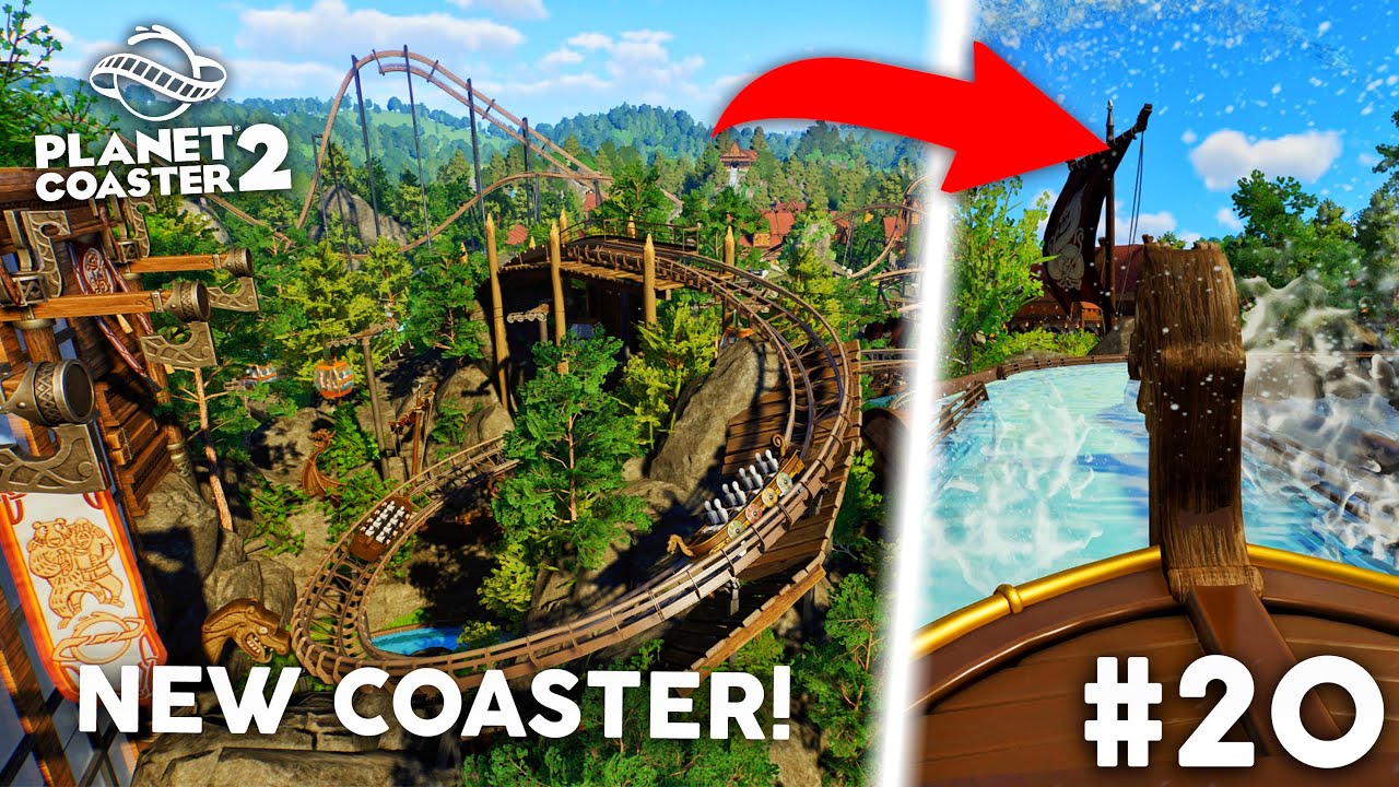 Planet Coaster 2 NEW Water Coaster in my Theme Park!? - YouTube