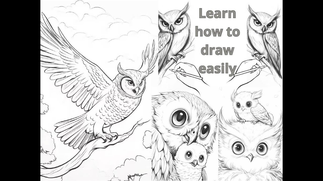 Learn how to draw easily with this checkered pages method method - YouTube