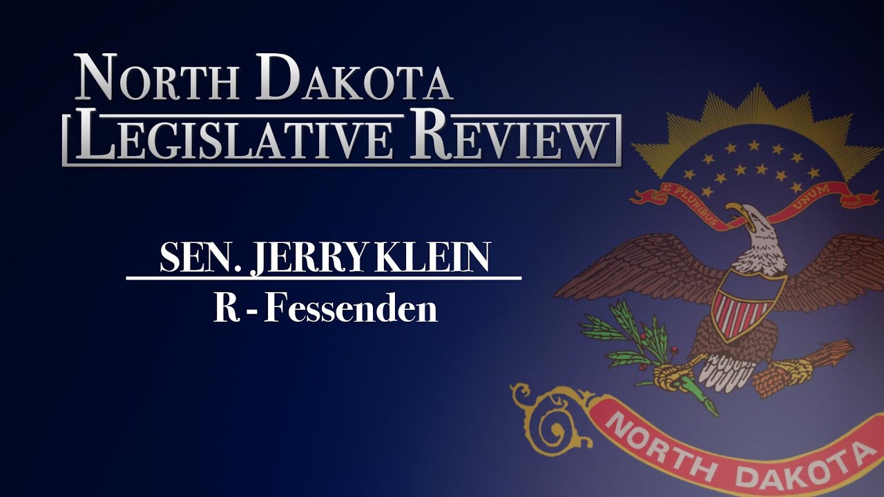 North Dakota Legislative Review: Senator Jerry Klein - YouTube
